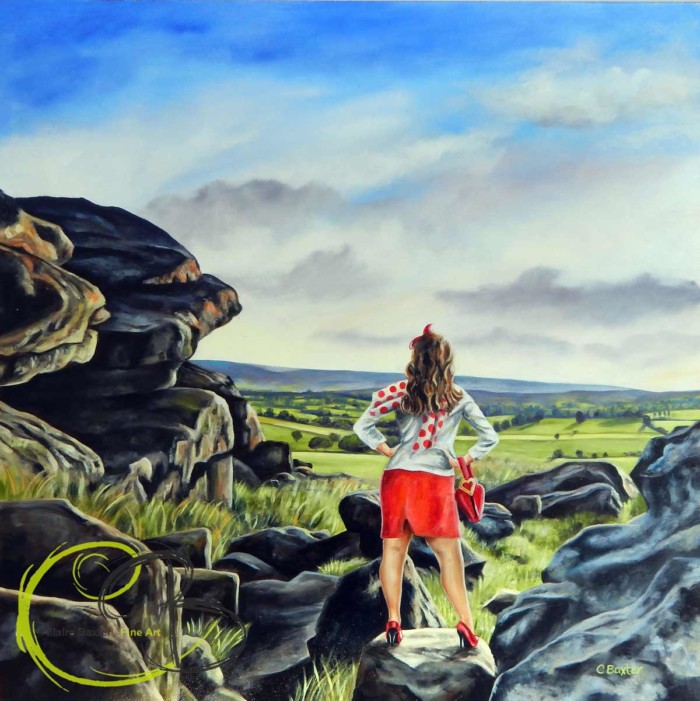 Claire Baxter | Painting - Oils | Pateley Bridge | Nidd Art Trail